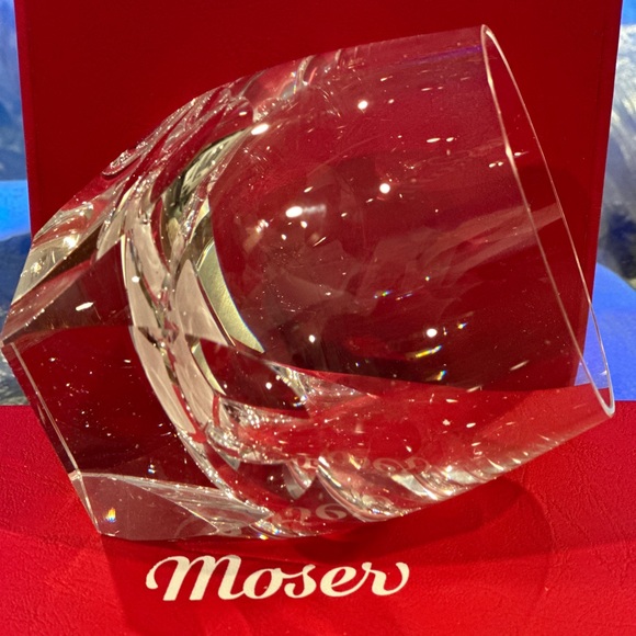 Moser | Dining | Nwt Moser Double Old Fashion Crystal Glass Moser Box ...